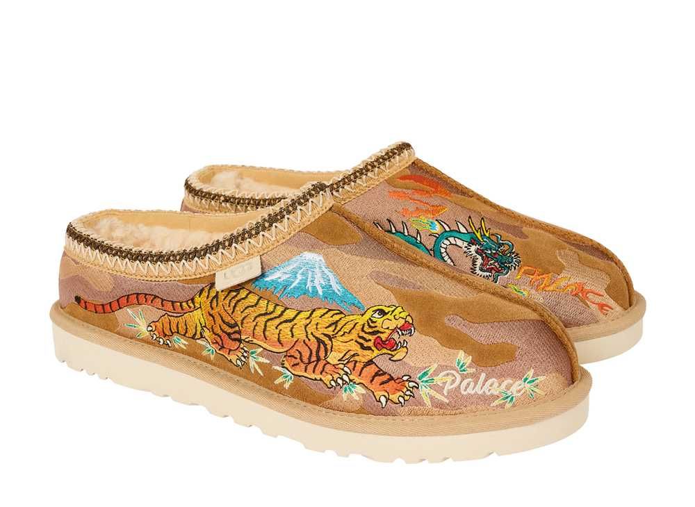 Palace × UGG Tasman Slipper Burnt Camo "Chestnut" SNDN-SNKR-10043 ...