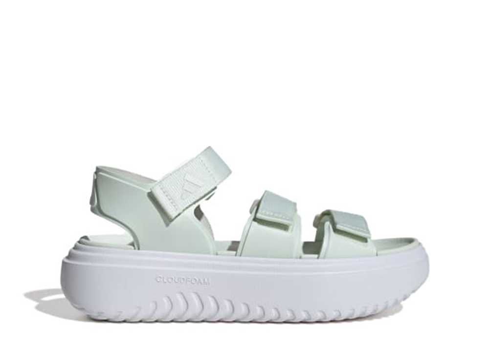 adidas Women's SLYN Sandals "Crystal Jade/Orbit Grey" JI4327 | SNKRDUNK