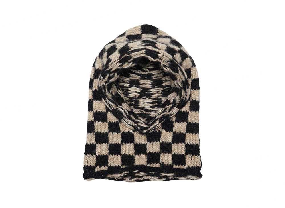 Bal CHECKERED HAND KNIT BALACLAVA "BROWN"の新品/中古フリマ(通販)｜スニダン
