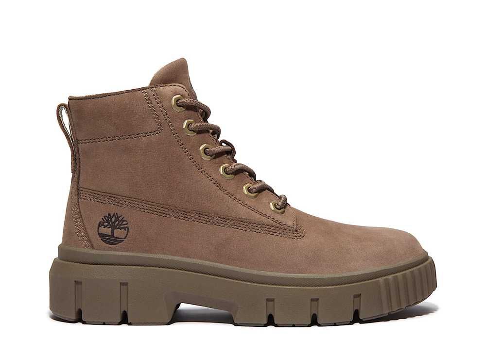 Timberland Women's Greyfield Mid Lace Up Boot "Brown" TB0A2FT6EM5 ...