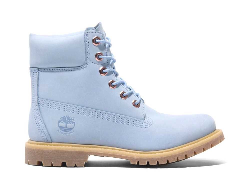Timberland Women's Premium 6 Inch Waterproof Boot "Light Blue ...