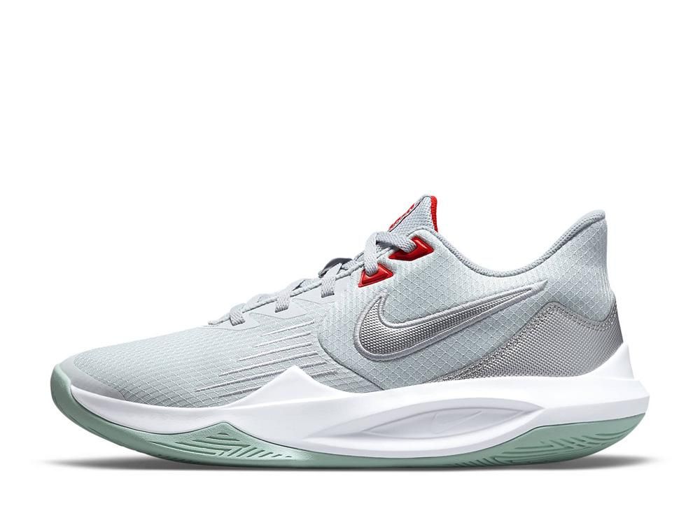 Nike Precision 5 "Pure Platinum/Wolf Grey/Chile Red/Metallic Silver ...