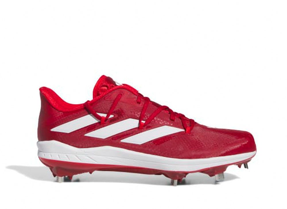 adidas Adizero Afterburner 9 Cleats "Team Power Red 2/Cloud White/Vivid ...
