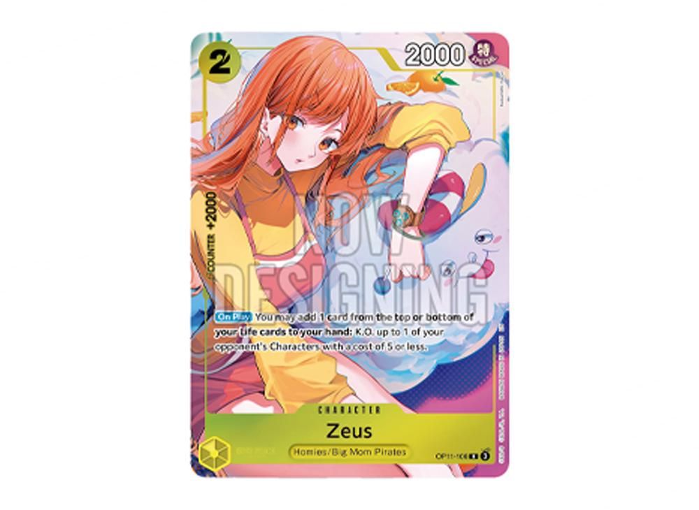 Zeus R [OP11-106] [EN](Promotional Card "Official Playmat Bandai Card ...