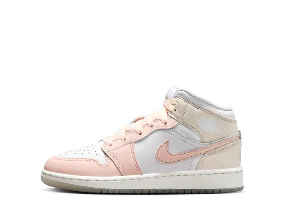 Nike GS Air Jordan 1 Mid "Sail/Guava Ice/Sea Glass/Glacier Blue" HJ5940 ...