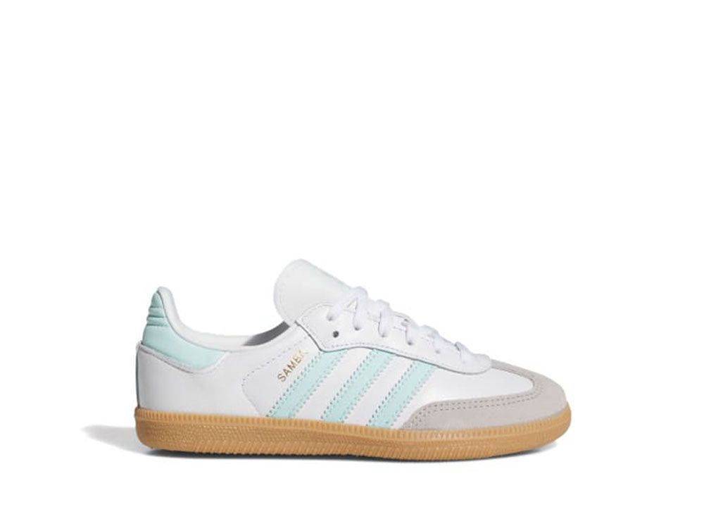 adidas Originals PS Samba OG "Cloud White/Semi Flash Aqua/Gum" JP5485 ...
