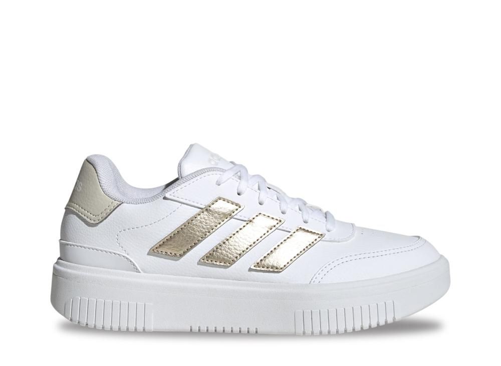 adidas Women's Courtblock "Cloud White/Cyber Metallic/Orbit Grey"の新品/中古 ...