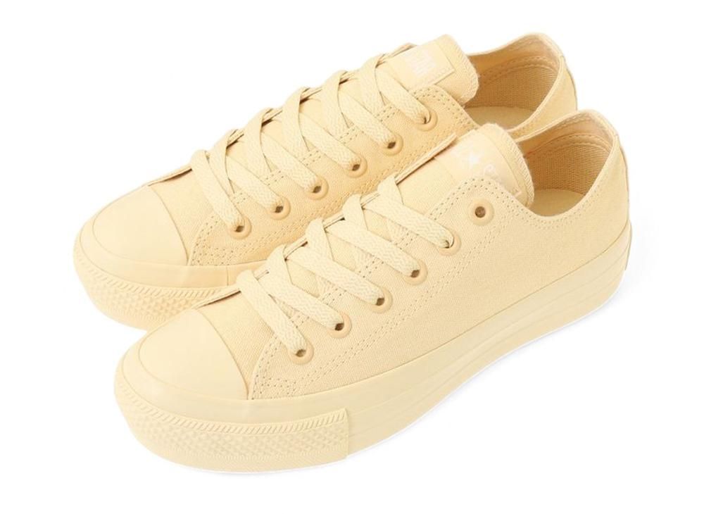 earth music&ecology × Converse Women's All Star PLTS OX "Yellow" SNDN ...
