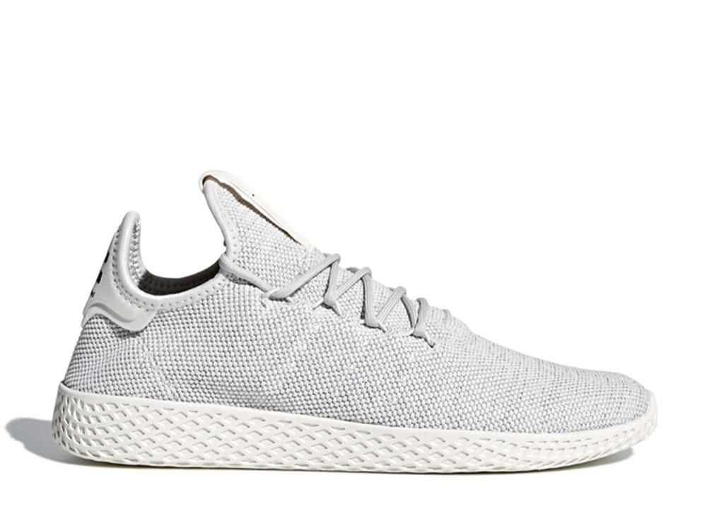 Pharrell Williams × adidas Originals Tennis HU "Grey One/Chalk White"の ...