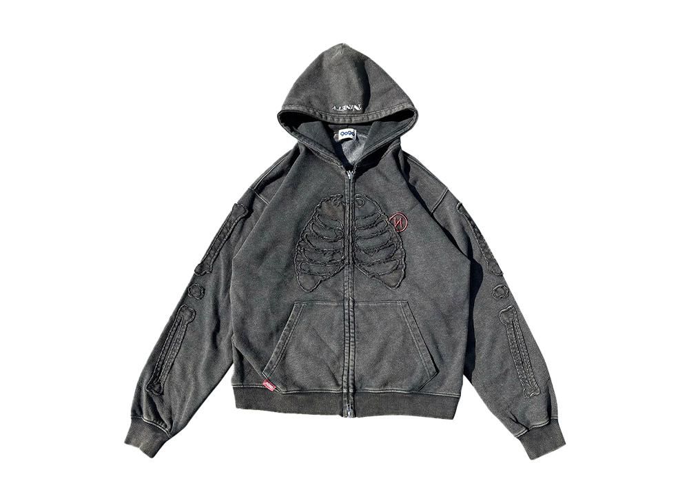 9090 Bone Zip Hoodie "PIGMENT BLACK"の新品/中古フリマ(通販)｜スニダン