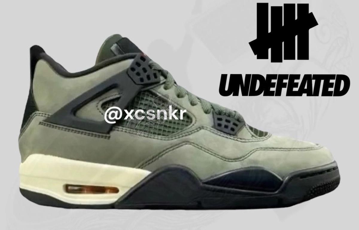 最新リーク｜Undefeated × Nike Air Jordan 4 Retro "Deep Green" (2025)｜抽選/販売/定価 ...