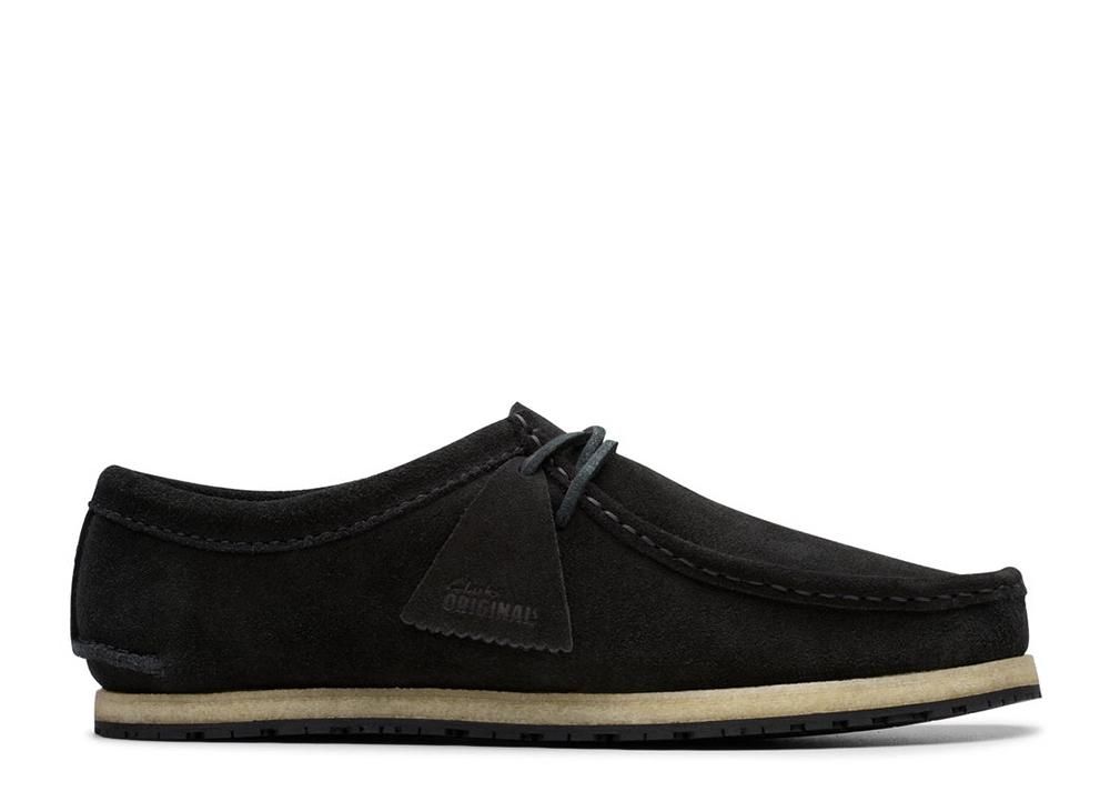 Clarks Godney Lace "Black Suede" 26181129 | SNKRDUNK