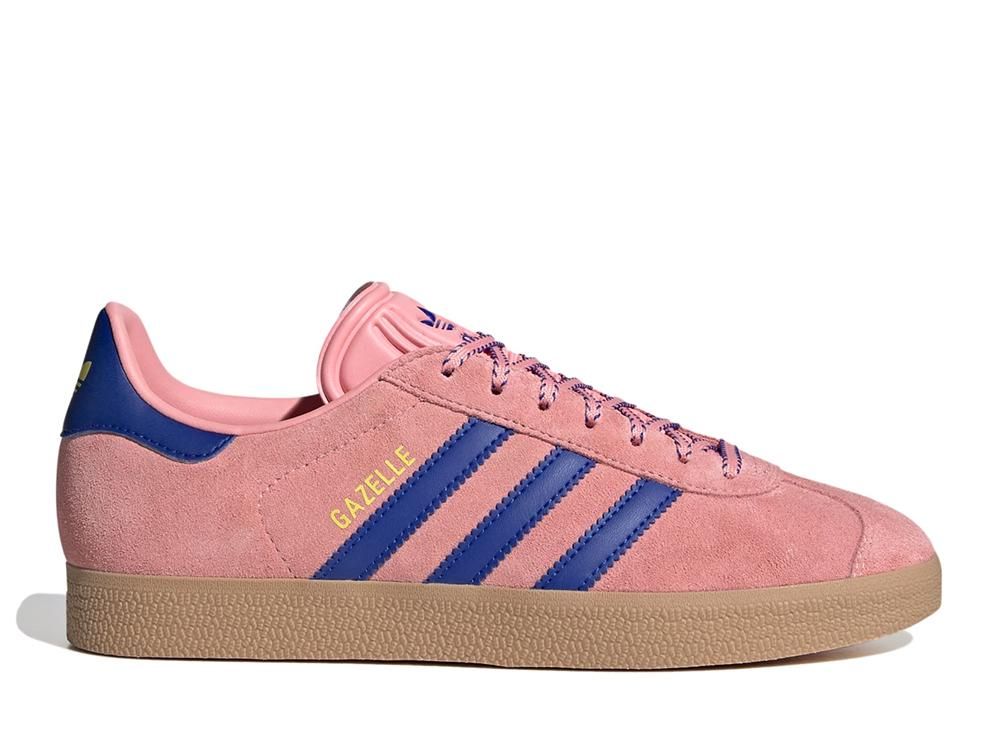 adidas Originals Gazelle "Semi Pink Spark/Lucid Blue/Pure Sulfur ...