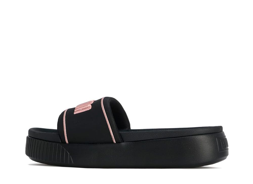 Puma Women's Platform Slide MU Sandal "Puma Black/Rose Gold" 402494-01 ...