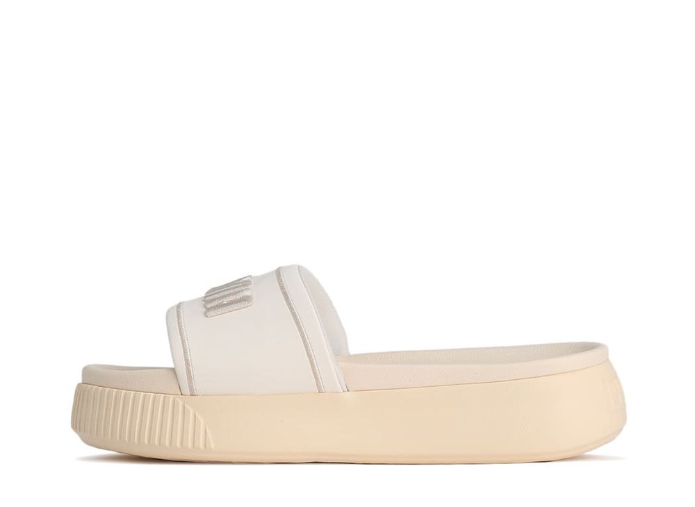 Puma Women's Platform Slide MU Sandal "Warm White/Alpine Snow" 402494 ...