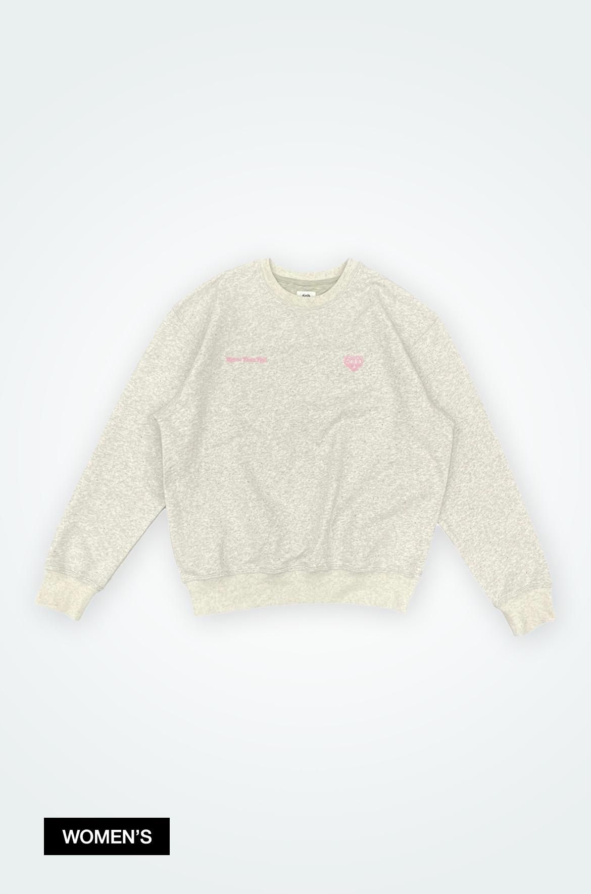 HTH Rhinestone sweat shirts "GRAY" | SNKRDUNK