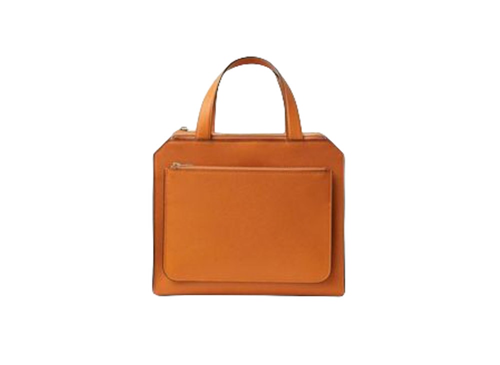 Valextra Medium Passepartout Bag "Orange" | SNKRDUNK