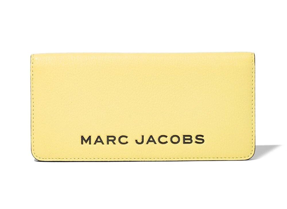 Marc Jacobs The Bold Colorblocked Open Face Wallet "Limelight Multi ...