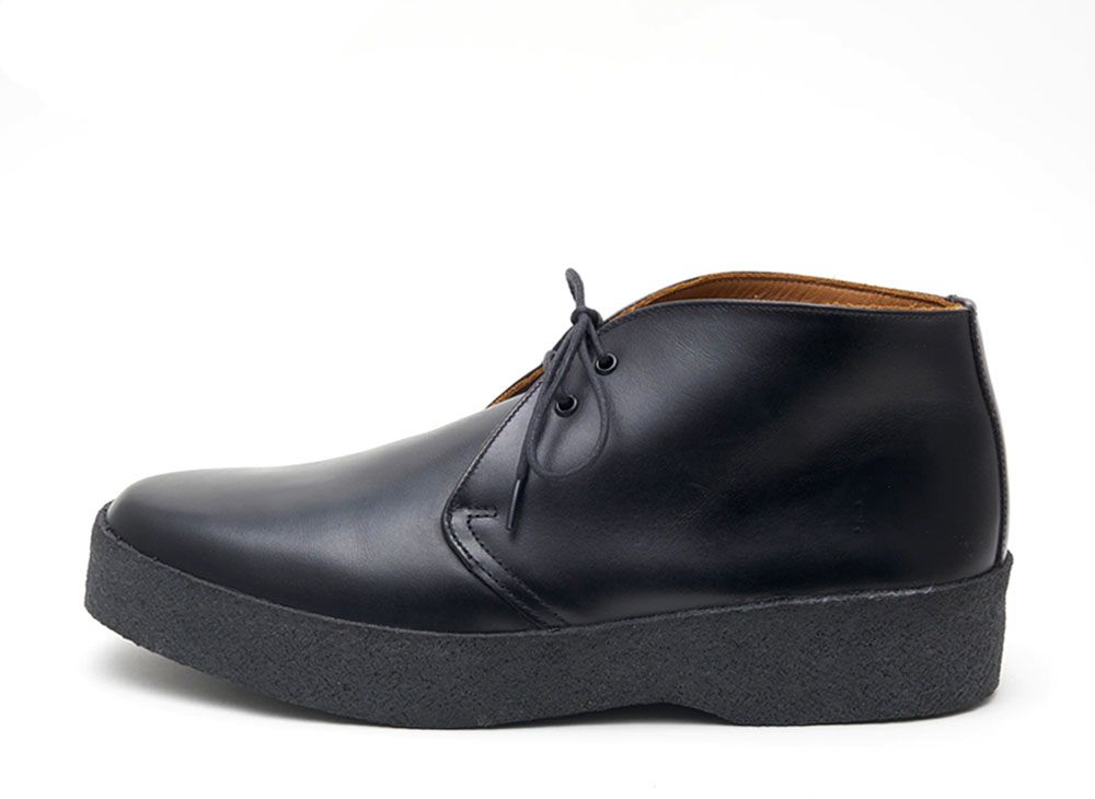 SANDERS 150th Anniversary Brit Chukka SNO Annonay Box Calf "Black ...