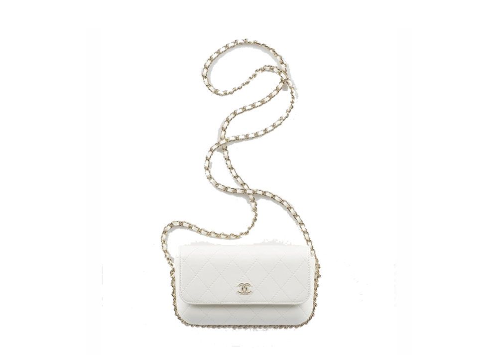 CHANEL Flap Phone Case Lambskin "White" | SNKRDUNK