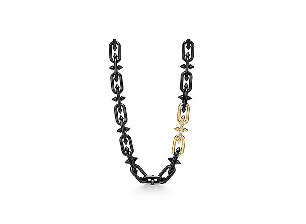 Tiffany & Co. Titan by Pharrell Williams Necklace "Yellow Gold/Diamond ...