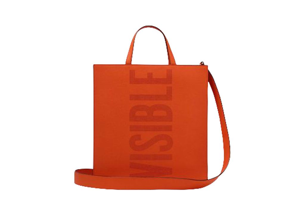 Valextra Boxy Invisible Medium Tote Bag "Orange" | SNKRDUNK