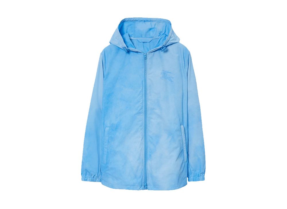 Burberry Men's Cotton Blend Jacket "Bright Cerulean Blue" | SNKRDUNK