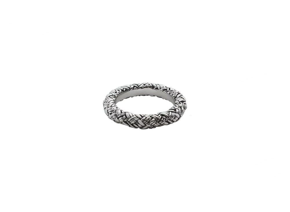 Bottega Veneta Intreccio Ring "Silver" | SNKRDUNK