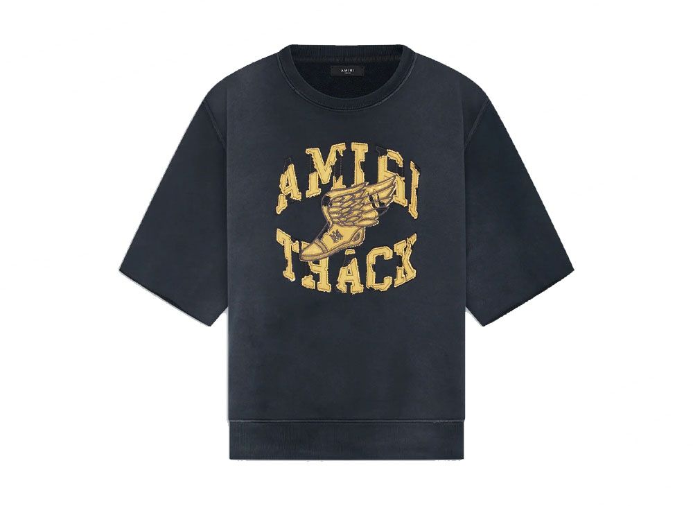 AMIRI Track Cut Off Crewneck "Faded Black"の新品/中古フリマ(通販)｜スニダン