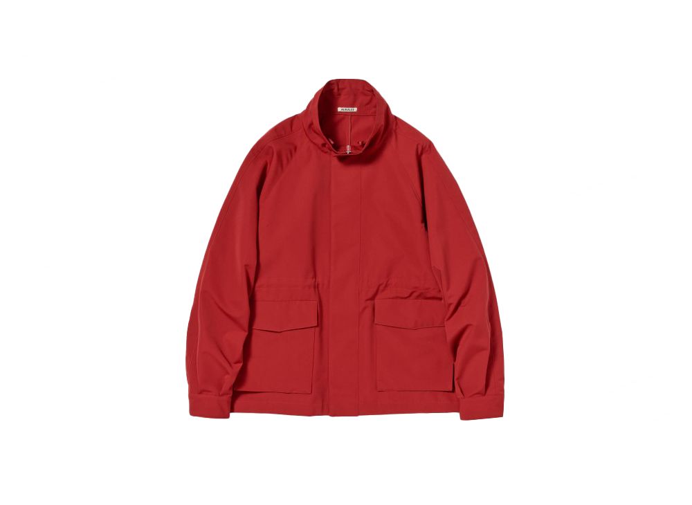 AURALEE Wool Max Canvas High Neck Zip Blouson "Red"の新品/中古フリマ(通販)｜スニダン