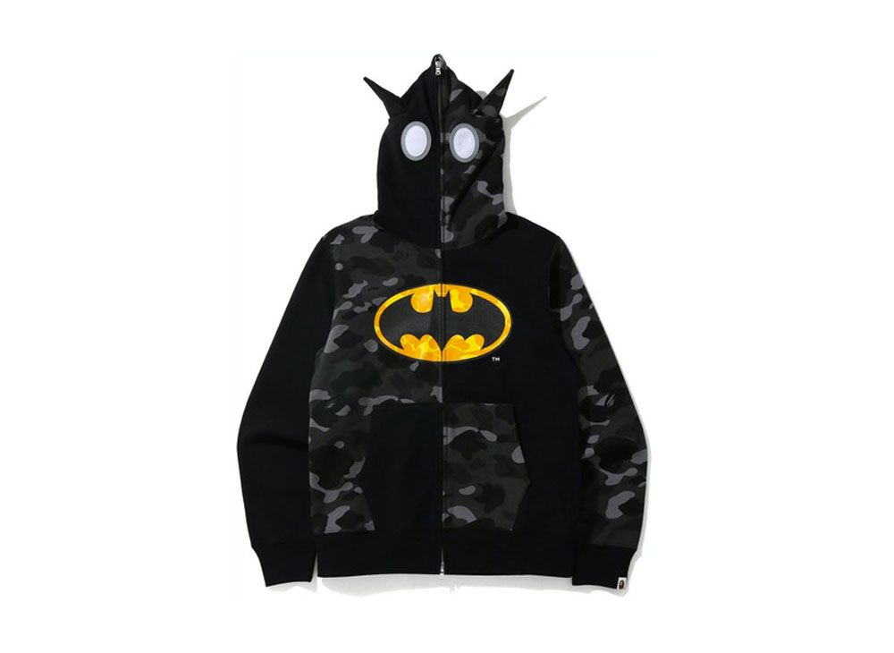 A BATHING APE / DC Batman Full Zip Hoodie "Black" | SNKRDUNK