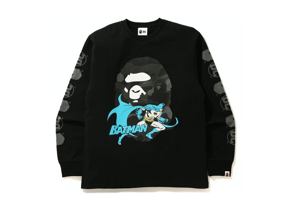 A BATHING APE / DC Batman Long Sleeve Tee "Black" | SNKRDUNK