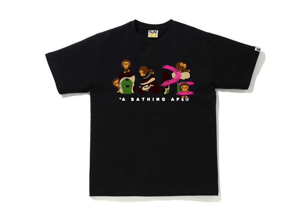 A BATHING APE / BAIT / Funko Figure Tee "Black" | SNKRDUNK