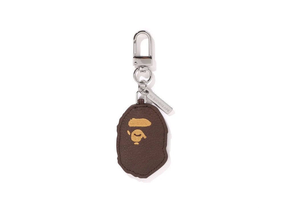 A BATHING APE Ape Head Keychain "Brown" | SNKRDUNK