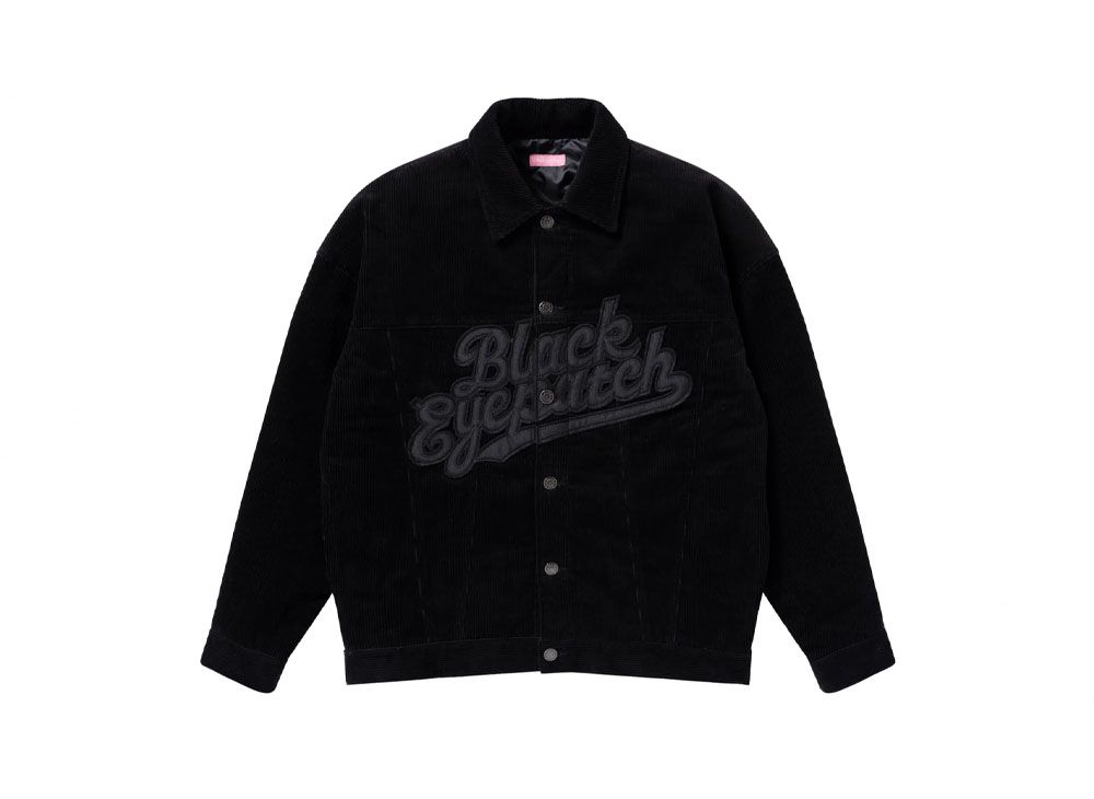 Blackeyepatch Team Script Corduroy Trucker Jacket "Black" | SNKRDUNK