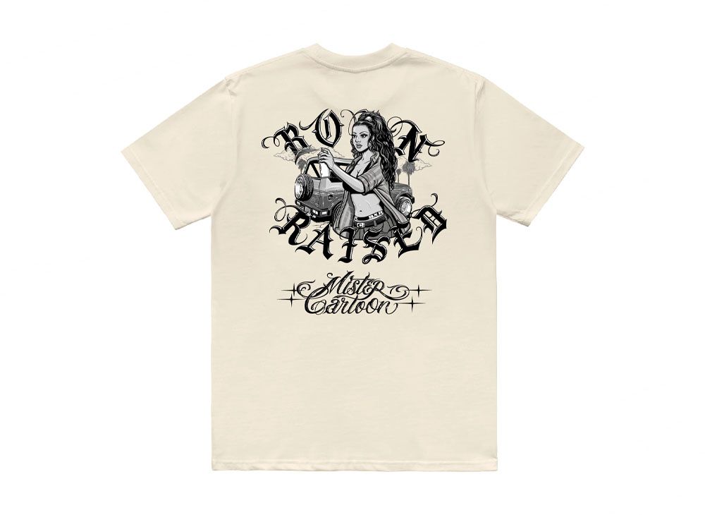 Born x Raised x Mister Cartoon Homegirl Rocker Tee "Cream"の新品/中古フリマ(通販 ...
