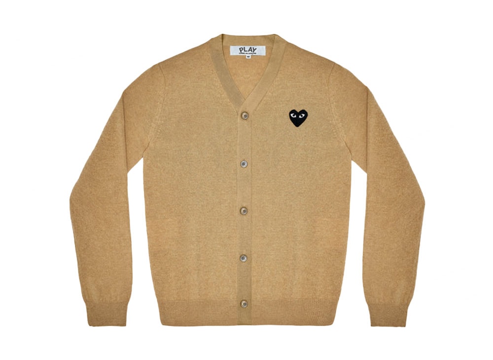 COMME des GARCONS PLAY CDG Men's Cardigan "Beige" | SNKRDUNK