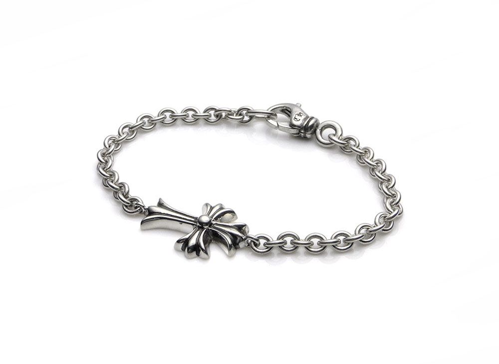 Chrome Hearts Chain Tiny CH Cross Bracelet / 7inch "Silver" | SNKRDUNK