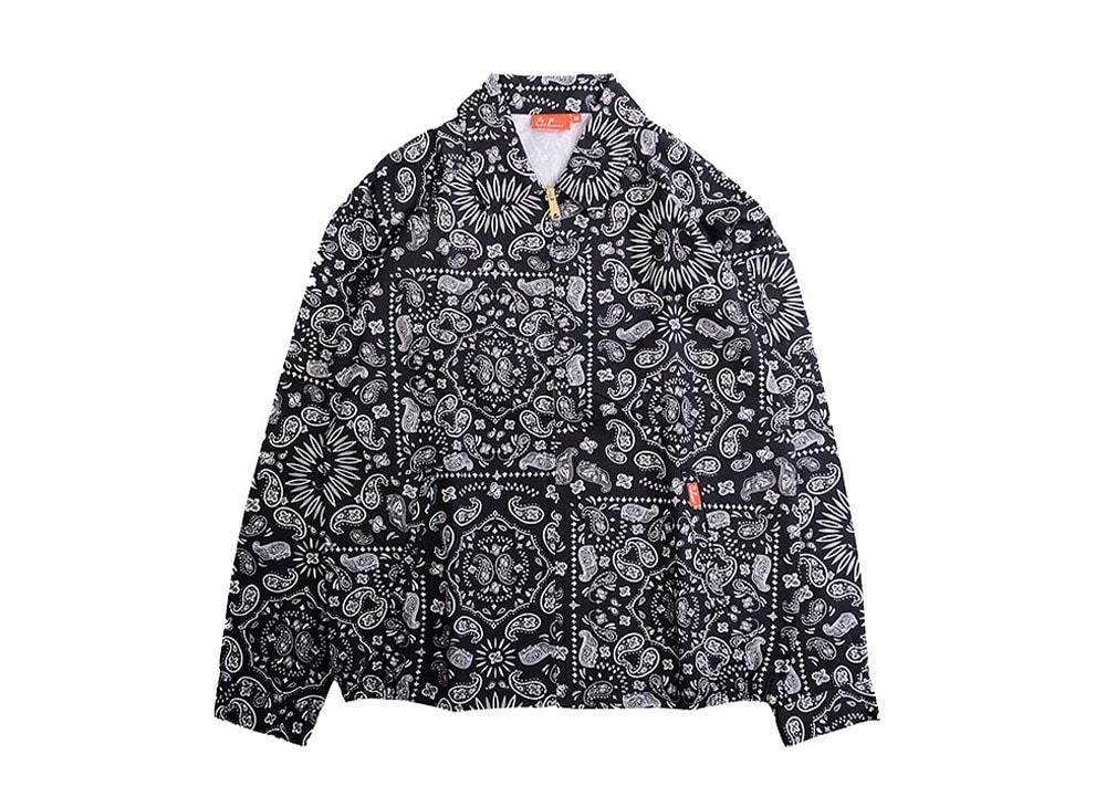 COOKMAN Delivery Jacket "Black/Paisley" | SNKRDUNK