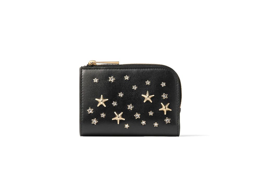 Jimmy Choo Compact Zip Wallet Leather "Black" | SNKRDUNK