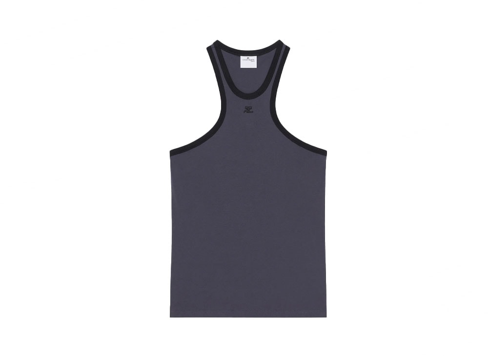 Courreges Scuba Tank Top "Denim/Black" | SNKRDUNK