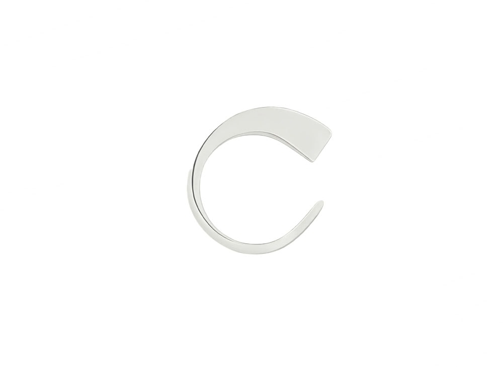 Courreges Small One Metal Ring "Silver" | SNKRDUNK