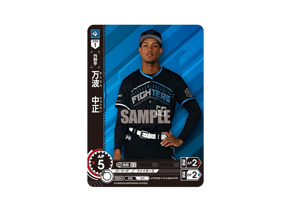 Chusei Mannami PR [PSD06-F12](Hokkaido Nippon-Ham Fighters Promotional ...