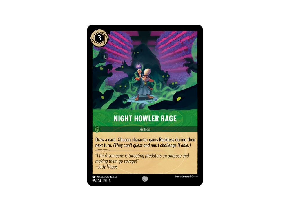 Night Howler Rage C [95/204 EN-5](Shimmering Skies) | SNKRDUNK