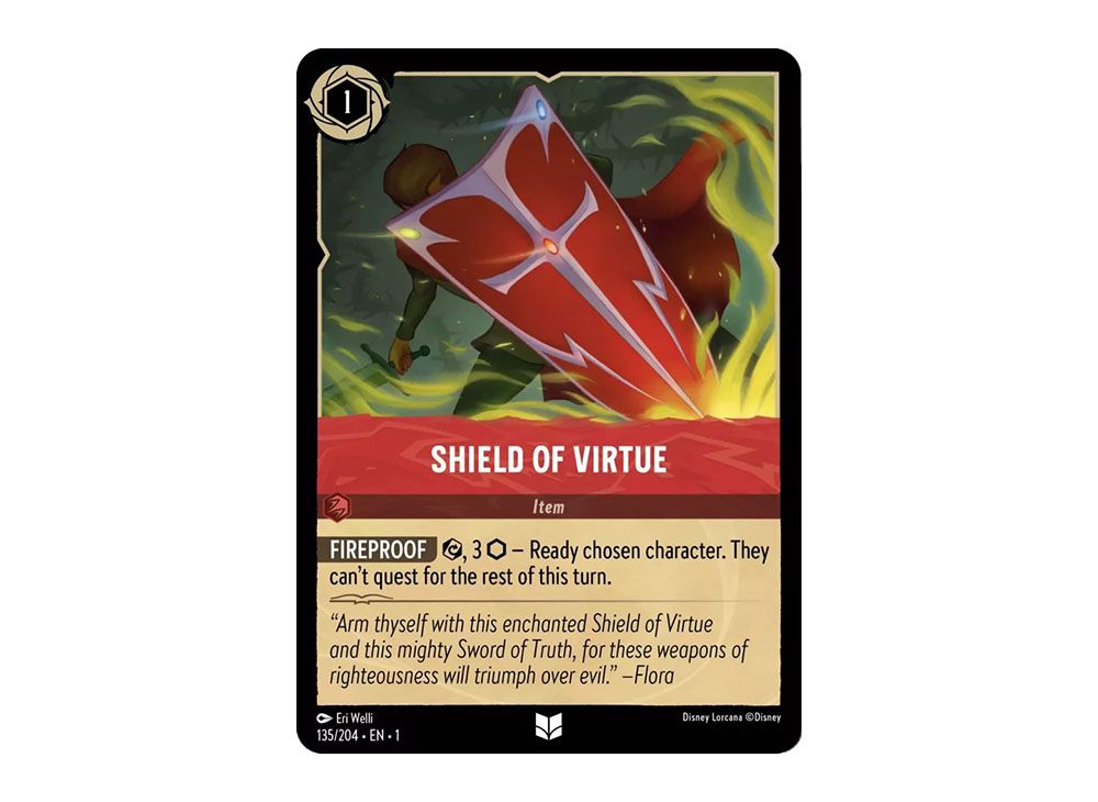 Shield of Virtue UC: Foil[135/204-EN-1](The First Chapter) [English Ver ...
