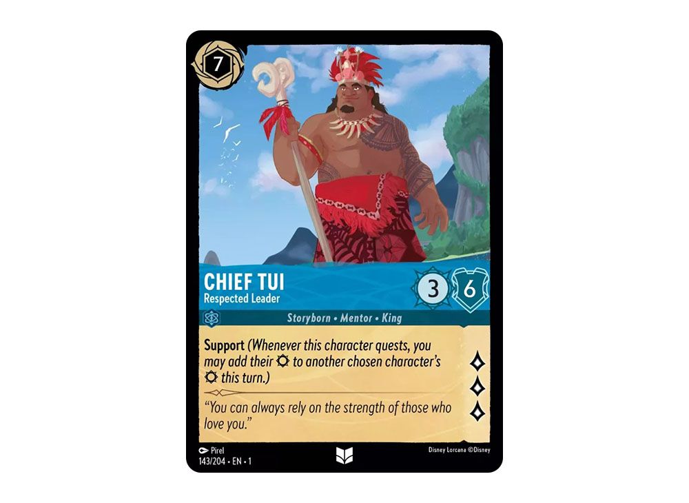 Chief Tui - Respected Leader UC: Foil[143/204-EN-1](The First Chapter ...