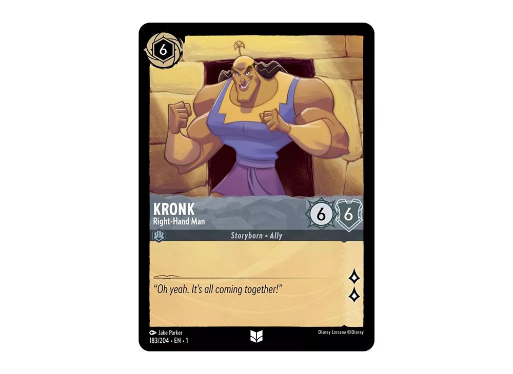 Kronk - Right-Hand Man UC: Foil[183/204-EN-1](The First Chapter) [English Ver.] | SNKRDUNK