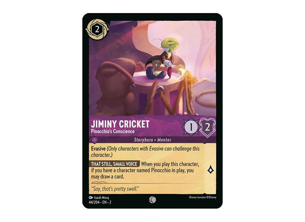 Jiminy Cricket - Pinocchio's Conscience C :Foil [44/204 EN-2]("Rise Of ...
