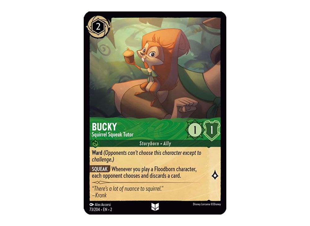 Bucky - Squirrel Squeak Tutor UC :Foil [73/204 EN-2]("Rise Of The ...