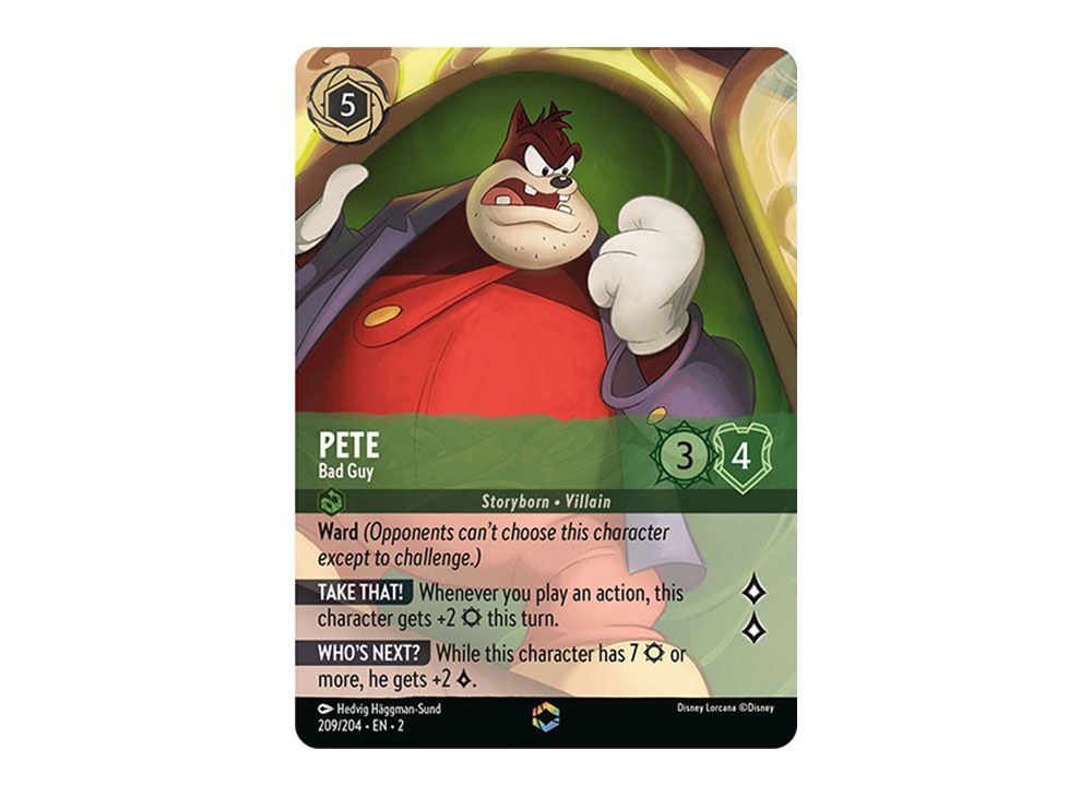 Pete - Bad Guy(Alternate Art) E [209/204 EN-2]("Rise Of The Floodborn ...